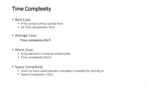 Sorting Algorithm | PPT