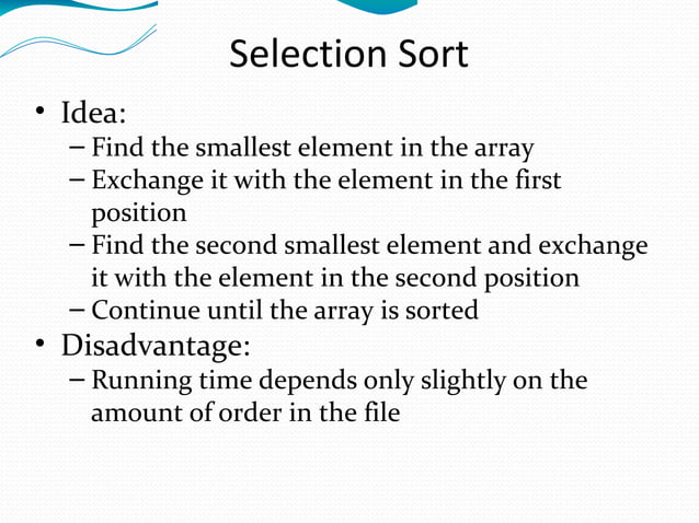 Sorting Algorithm | ODP