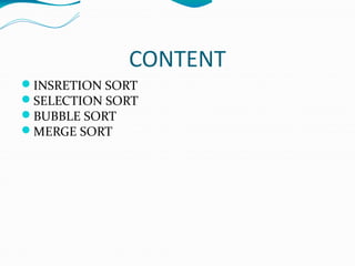 Sorting Algorithm | ODP