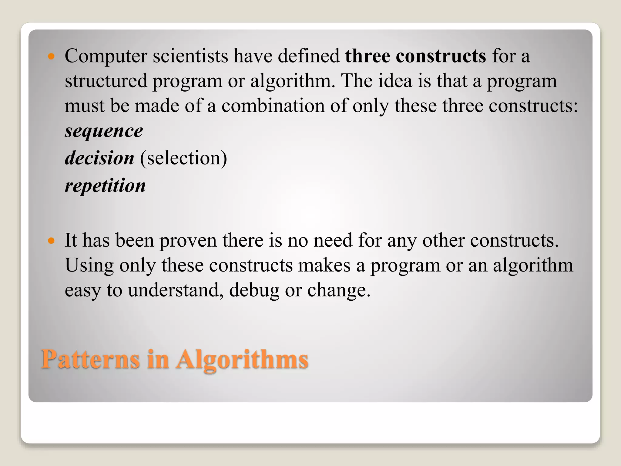 "A short and knowledgeable concept about Algorithm " | PPTX