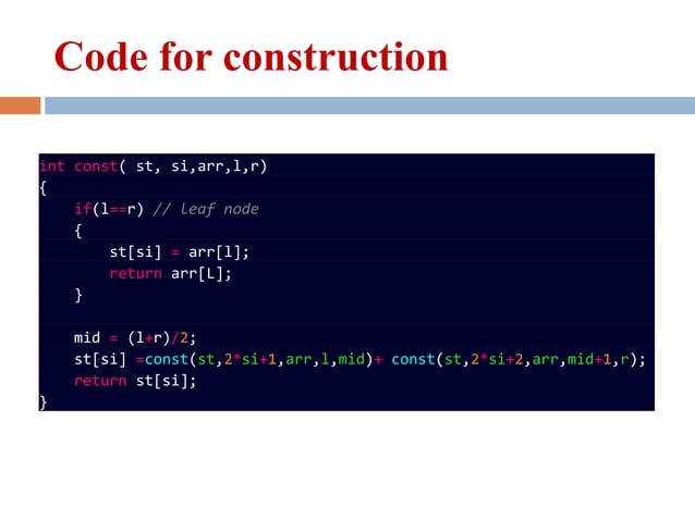 Segment Tree Algorithmpptx 