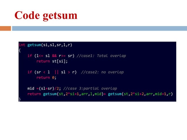 Segment Tree Algorithmpptx 