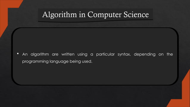 Algorithm Basic Algorithm Presentation Pptx