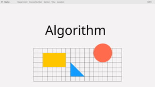 Learning Algorithm with examples and worksheet | PPT