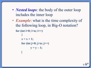 Algorithm analysis | PPT