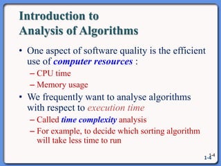 Algorithm analysis | PPT