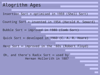 Algorithm, Review, Sorting | PPT