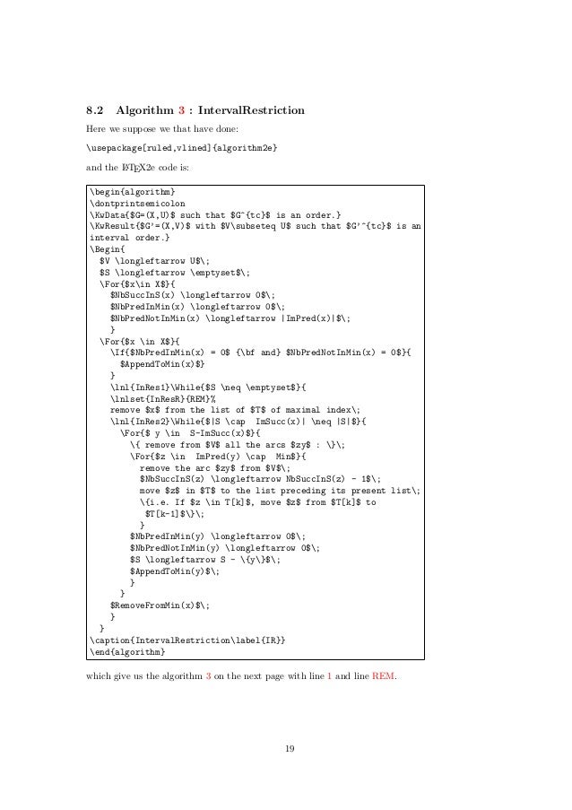 Algorithm2e package for Latex