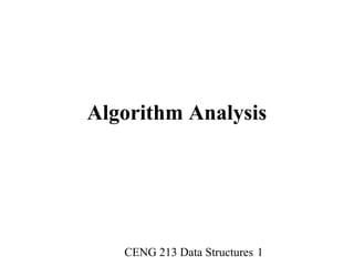 Algorithm analysis | PPT