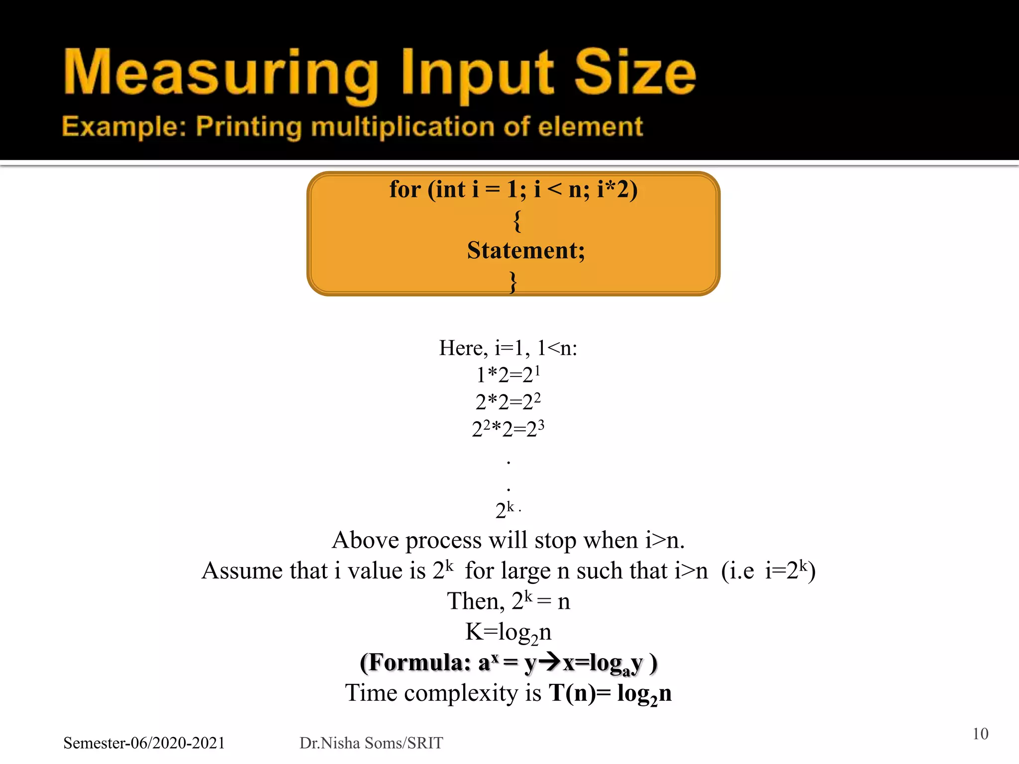 Algorithm Analysis Ppt