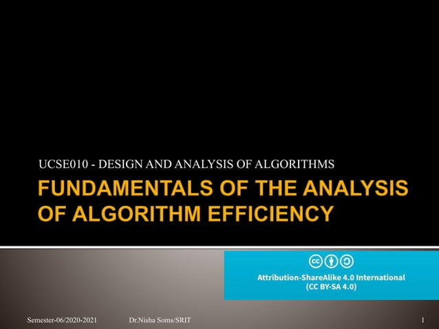 Algorithm analysis | PPT