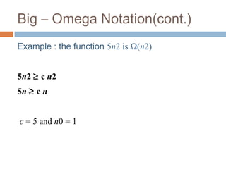 Algorithm analysis basics - Seven Functions/Big-Oh/Omega/Theta | PPT
