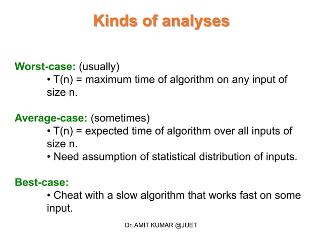 Algorithm analysis insertion sort and asymptotic notations | PDF