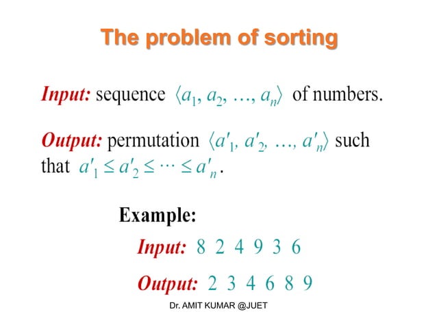 Algorithm analysis insertion sort and asymptotic notations | PDF