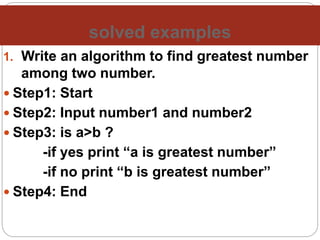 Algorithm and flowchart | PPTX