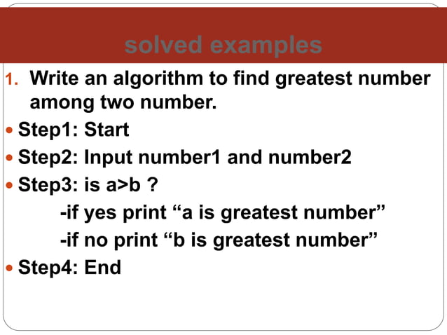 Algorithm and flowchart | PPTX