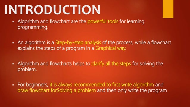 Algorithm and flowchart.pptx | Programming Languages | Computing