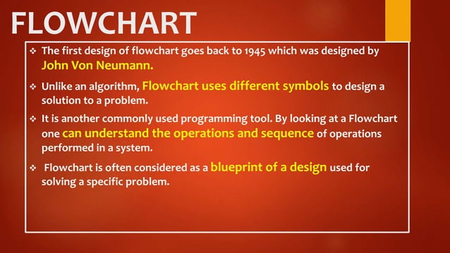 Algorithm and flowchart.pptx | Programming Languages | Computing