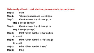 EXPLAINS ABOUT ALGORITHM and FLOWCHART.pptx | Programming Languages ...