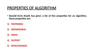 EXPLAINS ABOUT ALGORITHM and FLOWCHART.pptx | Programming Languages | Computing
