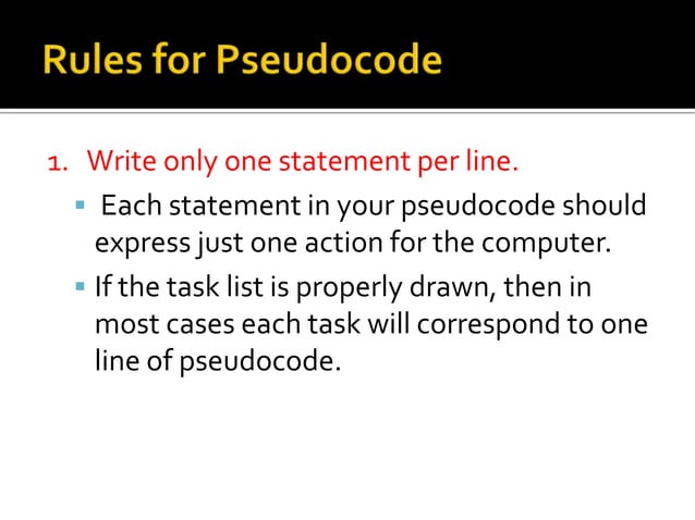 Algorithm and pseudo codes | PPTX