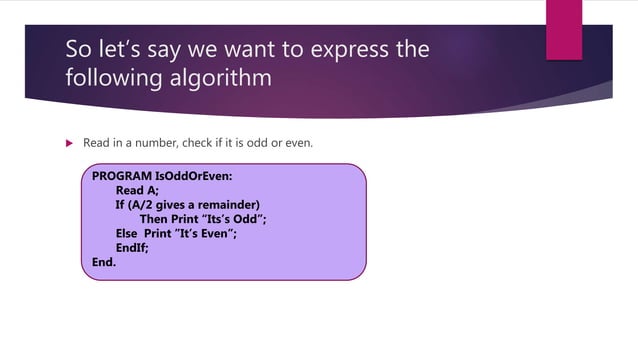 Algorithm and psuedocode | PPT