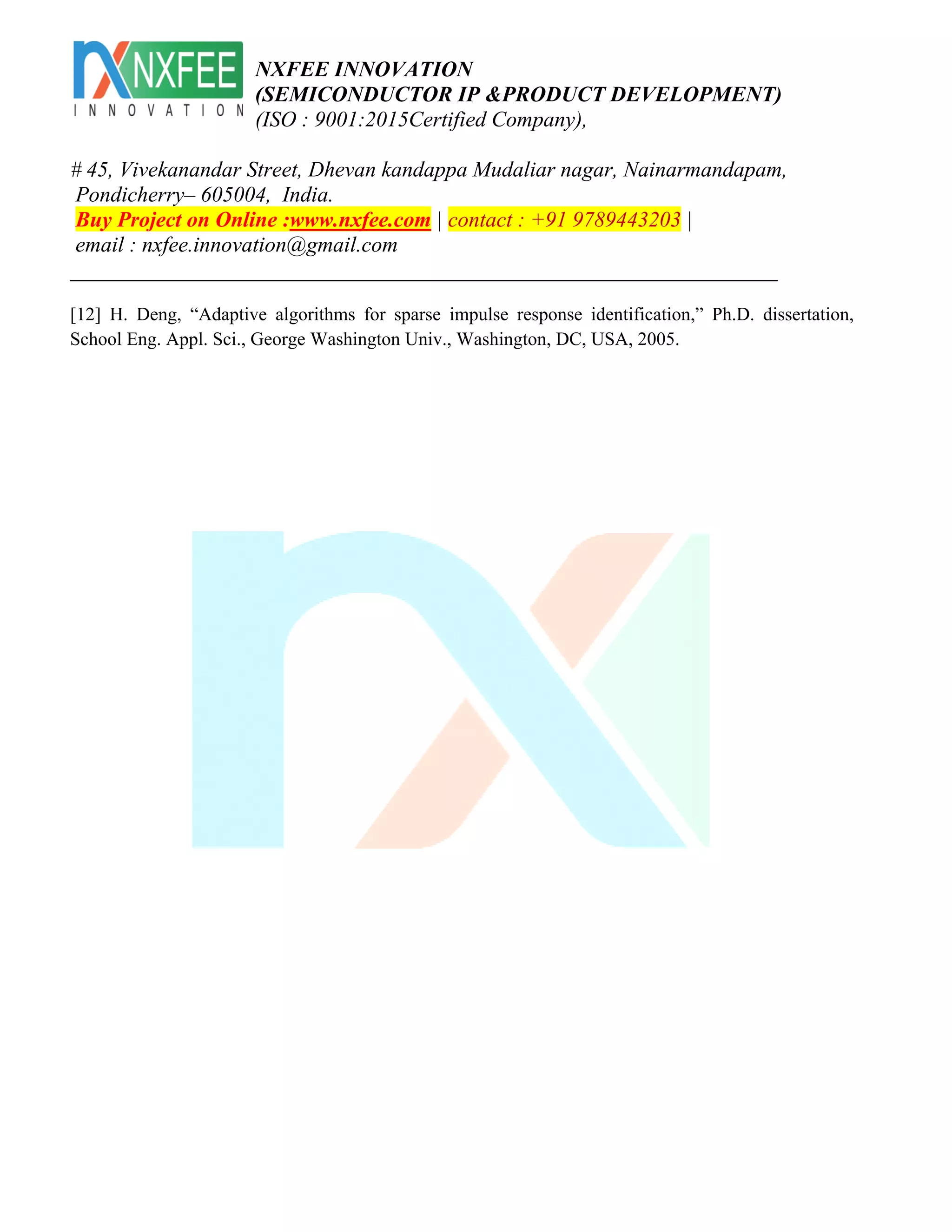 Algorithm And Vlsi Architecture Design Of Proportionate Type Lms
