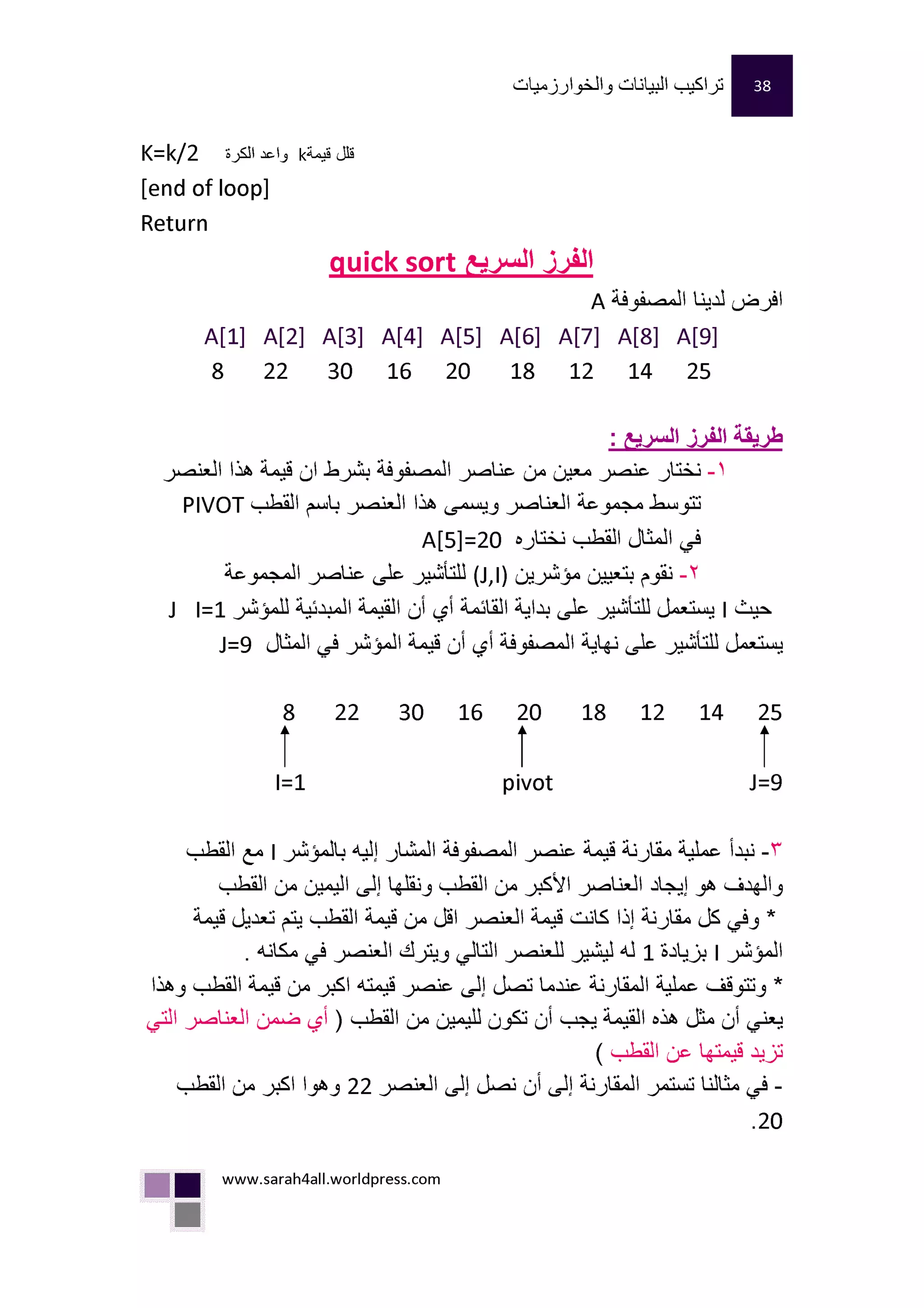 Algorithm (arabic)2تراكيب البيانات والخواريزميات الجزء الثاني | PDF