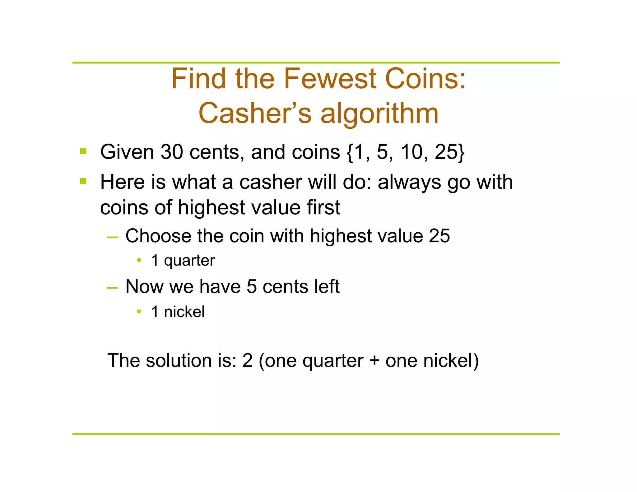 Coin Change Problem | PDF