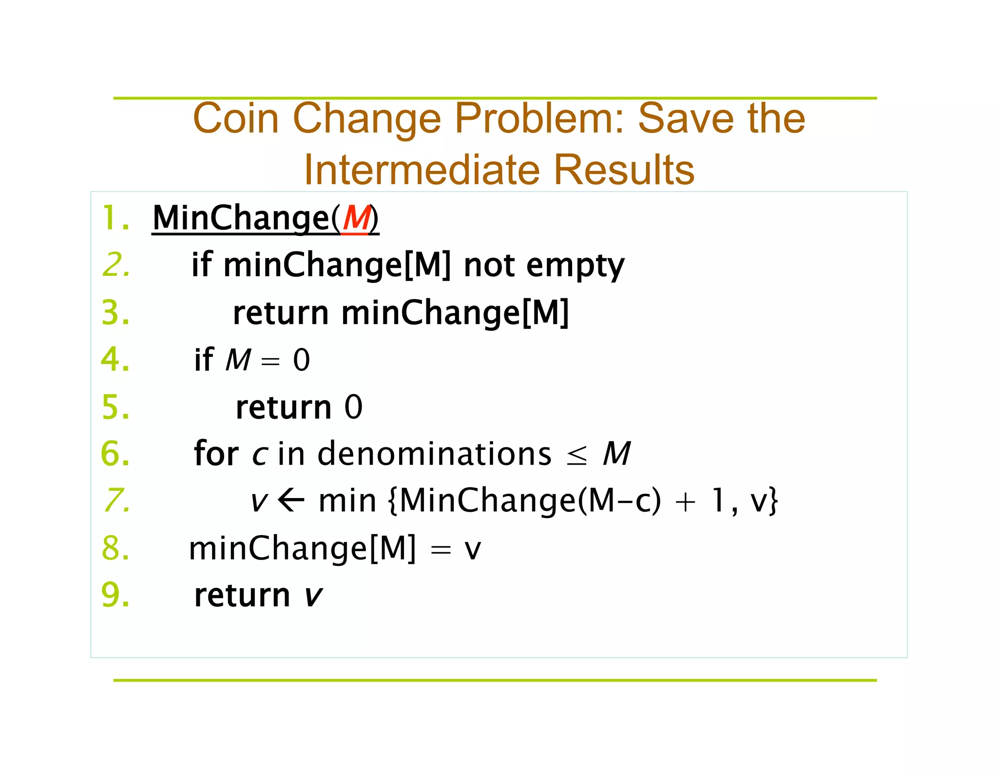 Coin Change Problem | PDF
