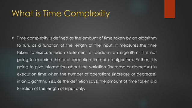 Algorithm Complexity & Data Structure Notes | PPTX