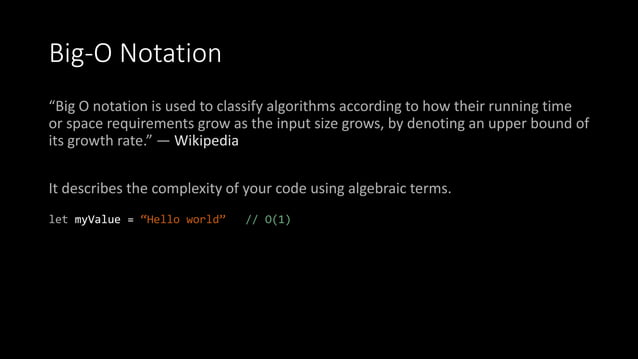 Algorithm Complexity & Big-O Analysis | PPTX