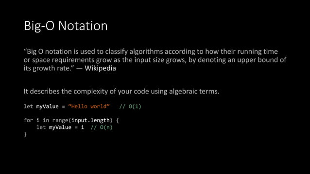 Algorithm Complexity & Big-O Analysis | PPTX