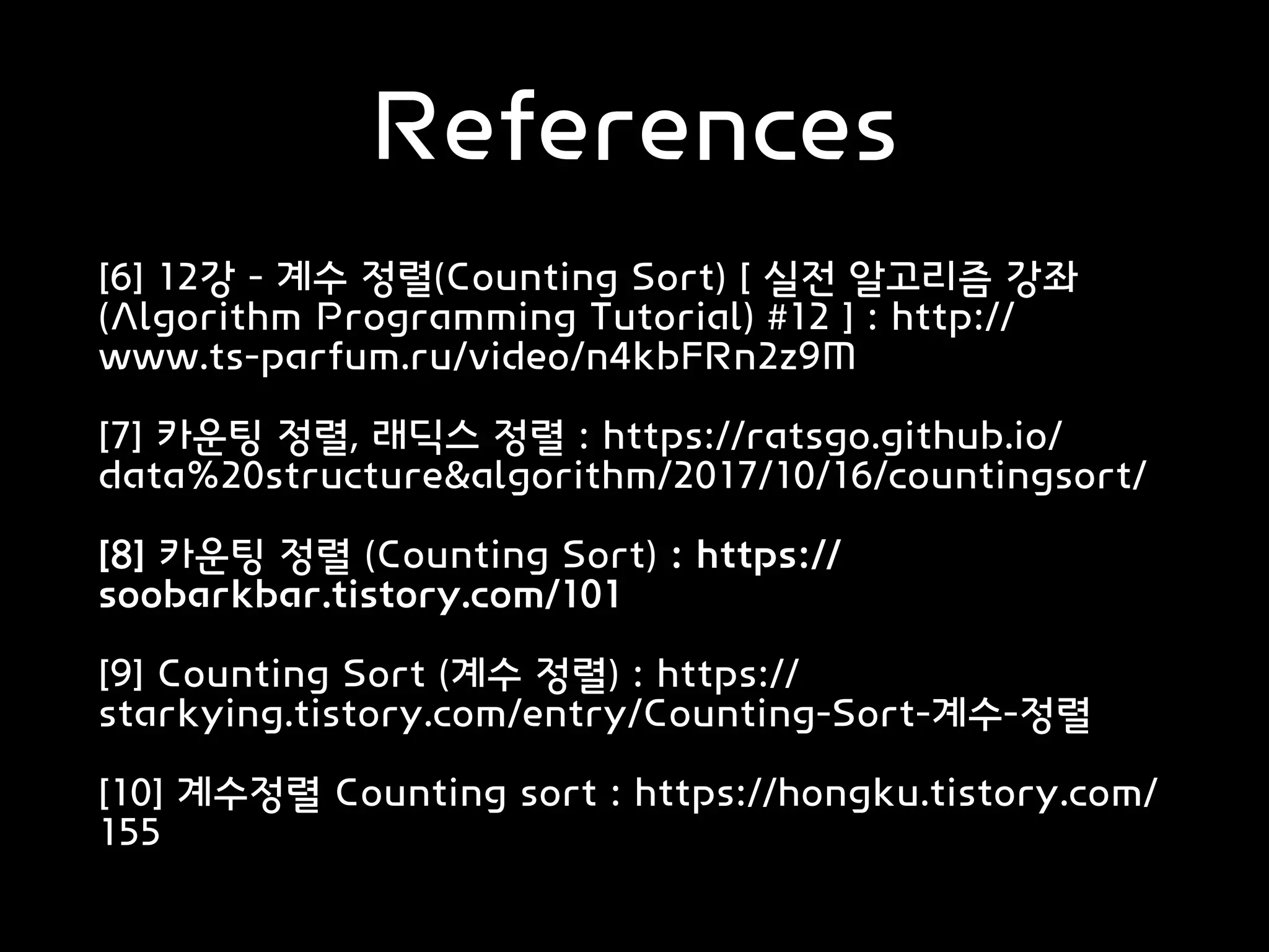Algorithm Counting Sort Ppt 