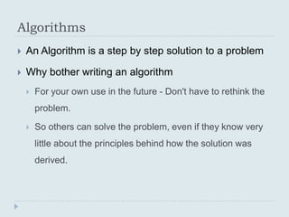 Algorithm & data structures lec1 | PPTX