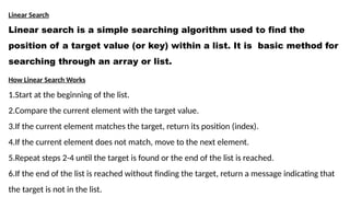 Algorithm designand their features used.pptx