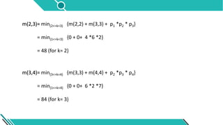 Longest Common Subsequence & Matrix Chain Multiplication | PPT