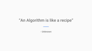 How to Design an Algorithm | PPT