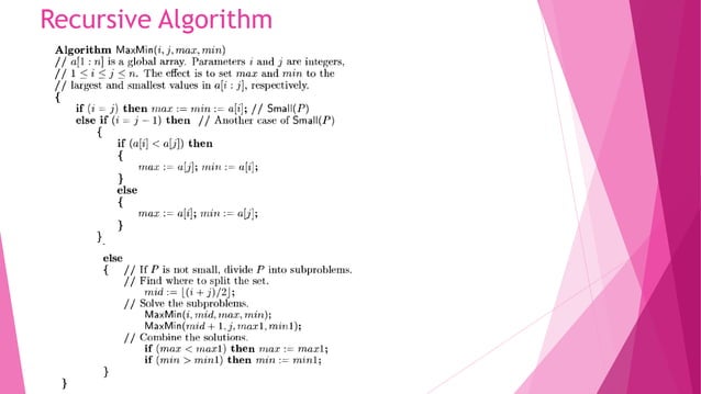 Algorithm Design Techiques Divide And Conquer Ppt