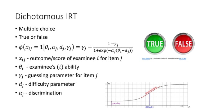 Algorithm evaluation using Item Response Theory | PPTX
