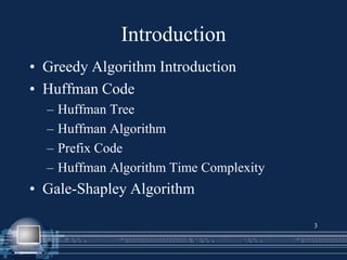Greedy Algorithm | PPT