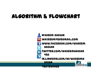Algorithm & flow chart | PPTX