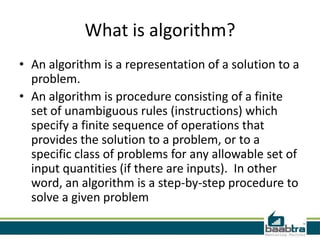 Algorithm flowcharts | PPTX