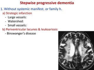 Algorithm for dementia for postgraduates | PPT
