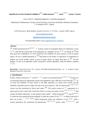 Algorithm for new lower bounds for reliability of NEW (1).docx