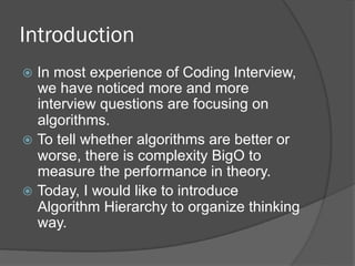 Algorithm hierarchy | PDF