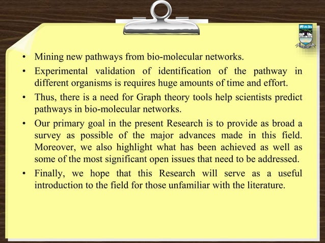 Algorithmic Approach To Computational Biology Using Graphs Ppt