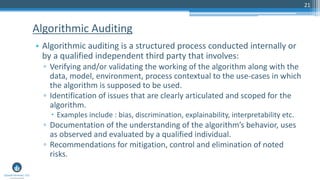 Algorithmic auditing 1.0 | PPT