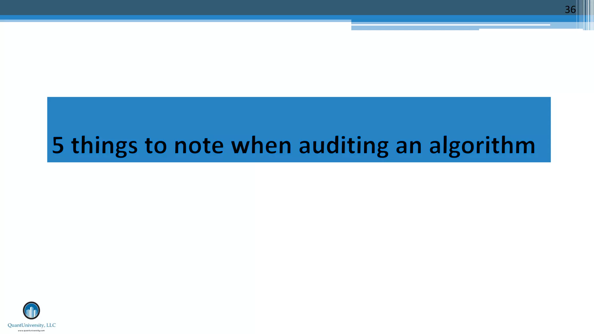 Algorithmic auditing 1.0 | PPT