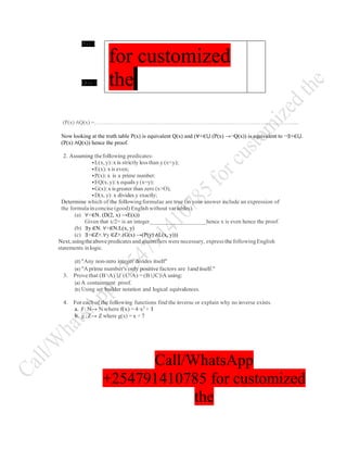 Algorithmic foundations.docx | Programming Languages | Computing
